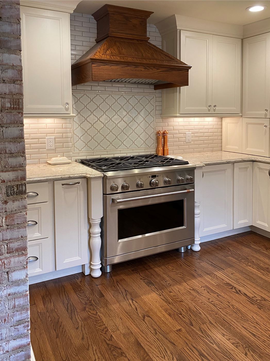 Blush Brick | Gallery | Custom Wood Products - Handcrafted Cabinets