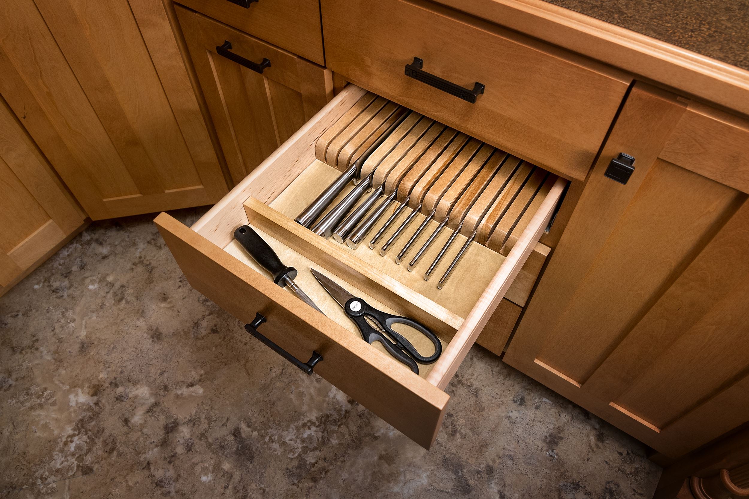 Cabinet and Drawer Organizers | Storage Solutions | Custom Wood ...